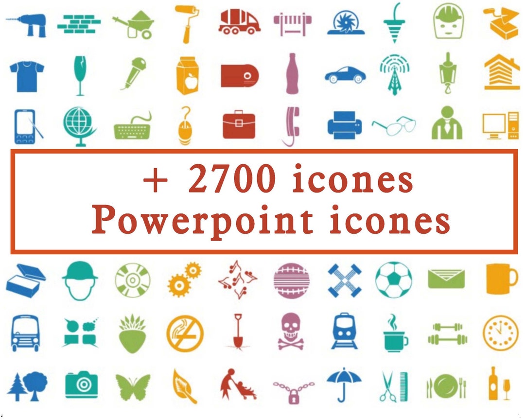 Editable Personalized Icons for Ppt, for Ppt Powerpoint Recolorable ...