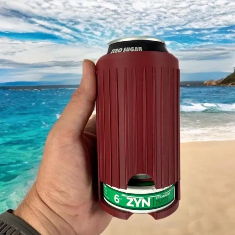 Beer Koozie With Zyn Holder - Etsy