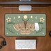 Celestial Moon Phase Moth Deskmat, Cute Moth Mousepad, Moth Floral Desk ...