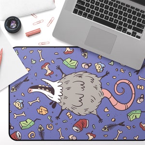 Opossum Deskmat, Funny Possum Desk Mat, Large Opossum Mouse Pad ...