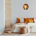 Wood Pendant Light, Rustic Ceiling Light, Wood Light Fixture, Farmhouse ...