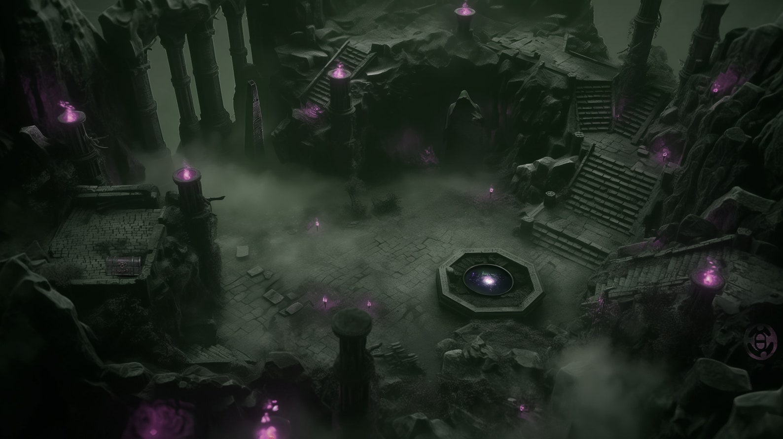 4 REMASTERED "ruins of Willowdale" Realistic 4K Battle Maps for D&D ...