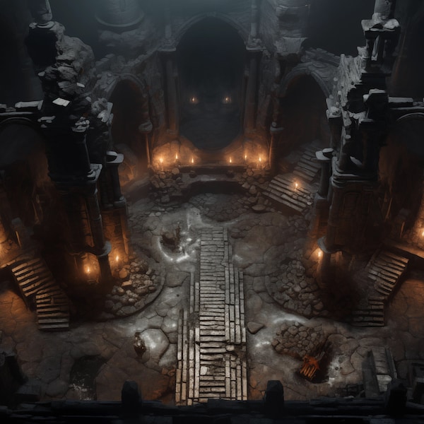 Sci Fi Battle Map - Etsy