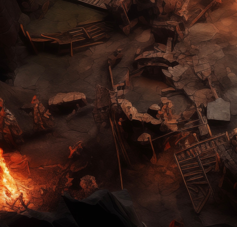 4 NEW "flooded Dungeon" Realistic Battle Maps Now in Stunning 4K High ...
