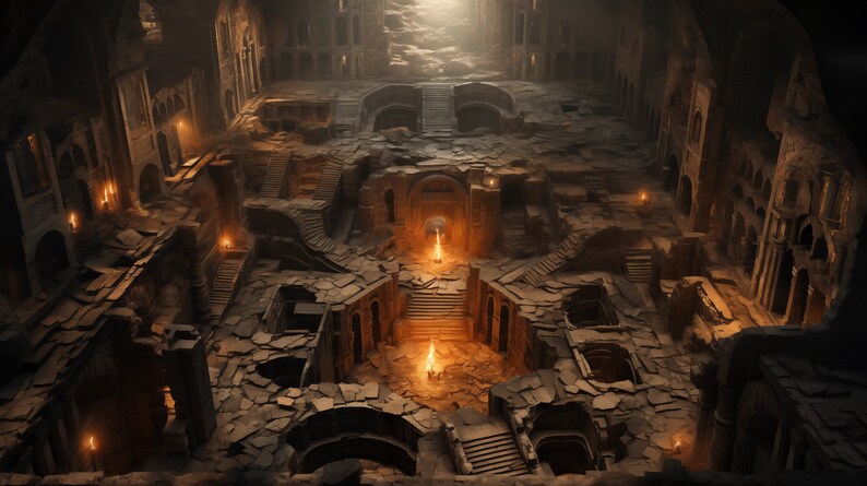 4 NEW "labyrinthian Castle" Realistic Battle Maps in Stunning 4K HD ...