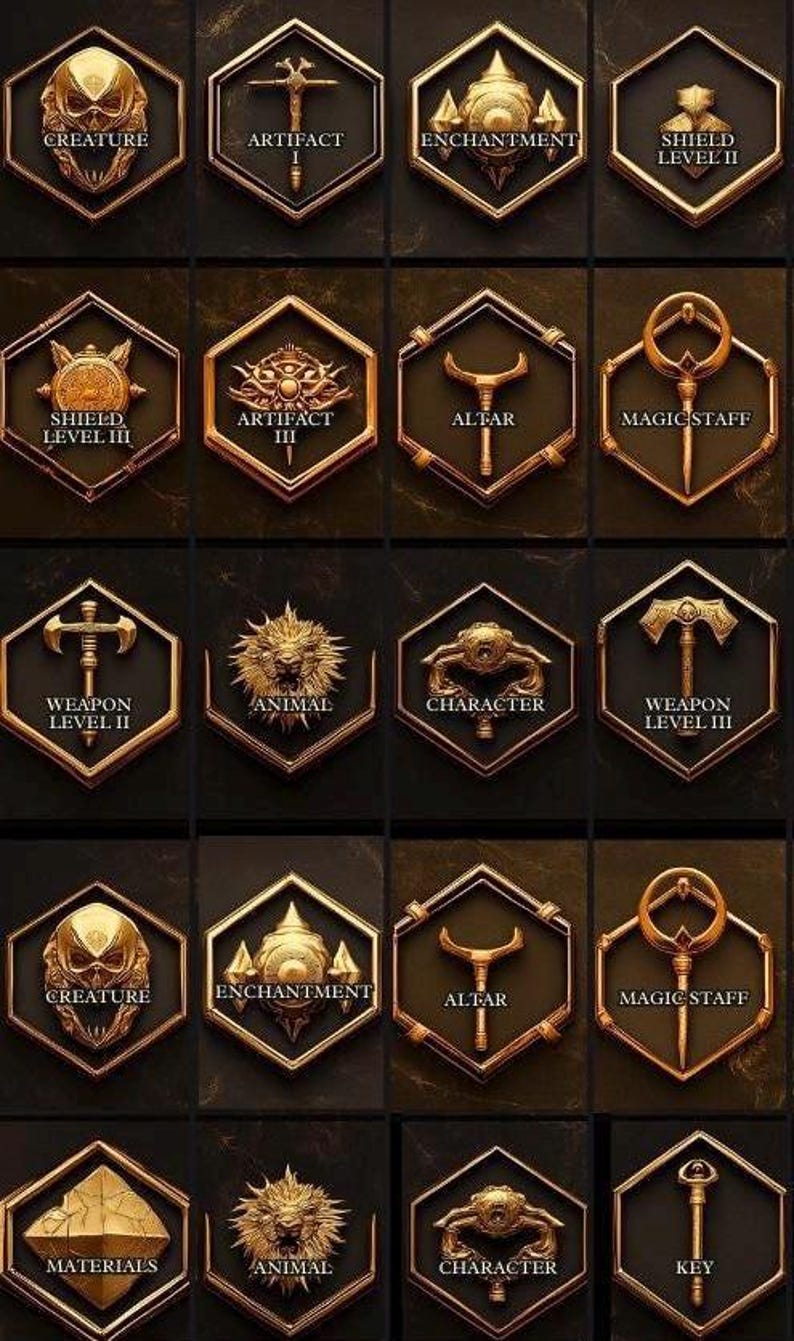 Printable Board Game: 4 Realistic Hex Grid 4K Battle Maps for Daverik's ...