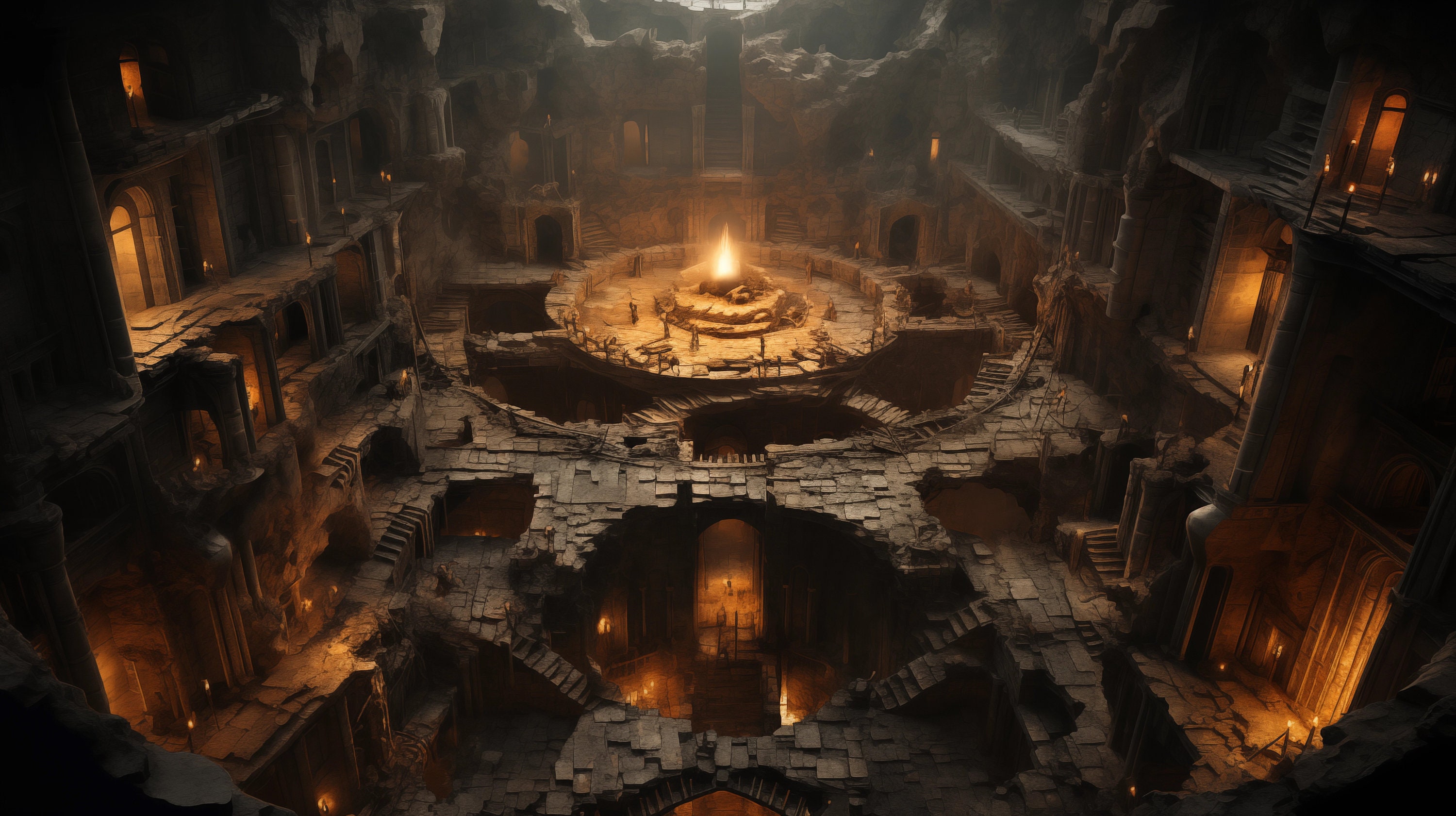 4 NEW "labyrinthian Castle" Realistic Battle Maps in Stunning 4K HD ...