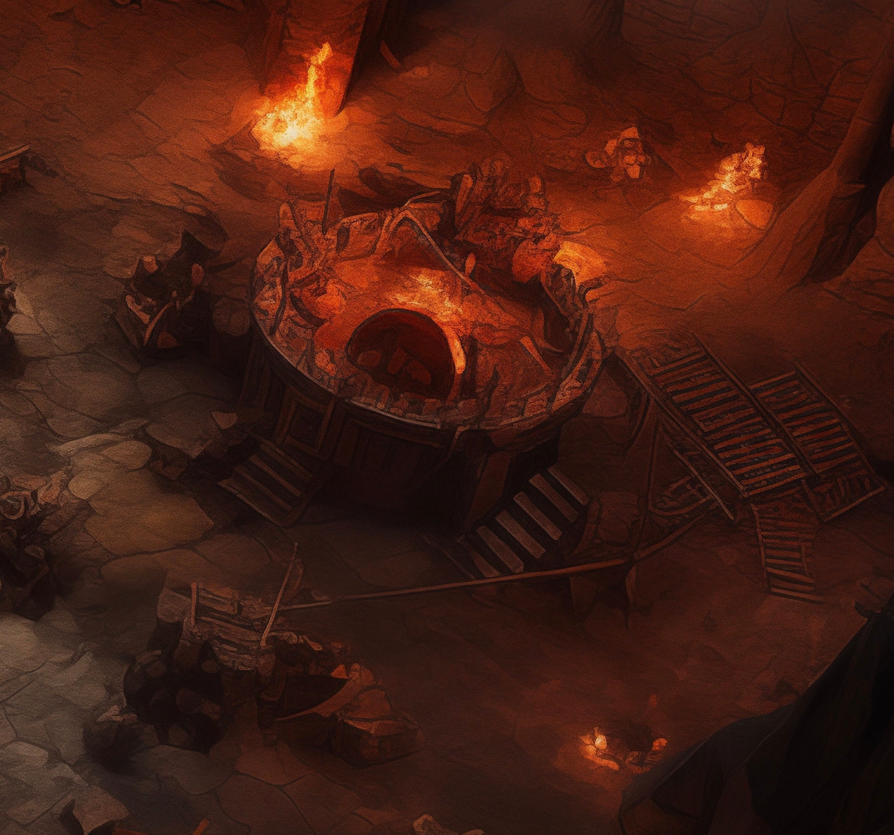 4 NEW "labyrinthian Castle" Realistic Battle Maps in Stunning 4K HD ...
