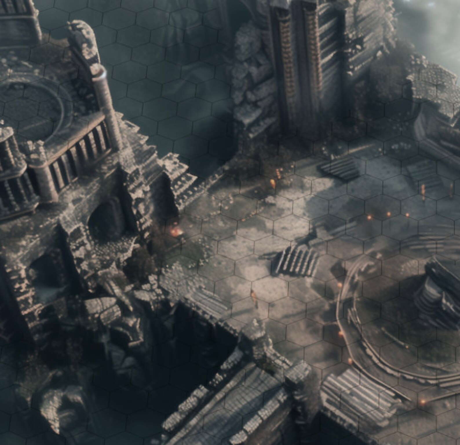 Isometric HEX GRID "siege on Davenmoore Kingdom" REMASTERED Realistic ...