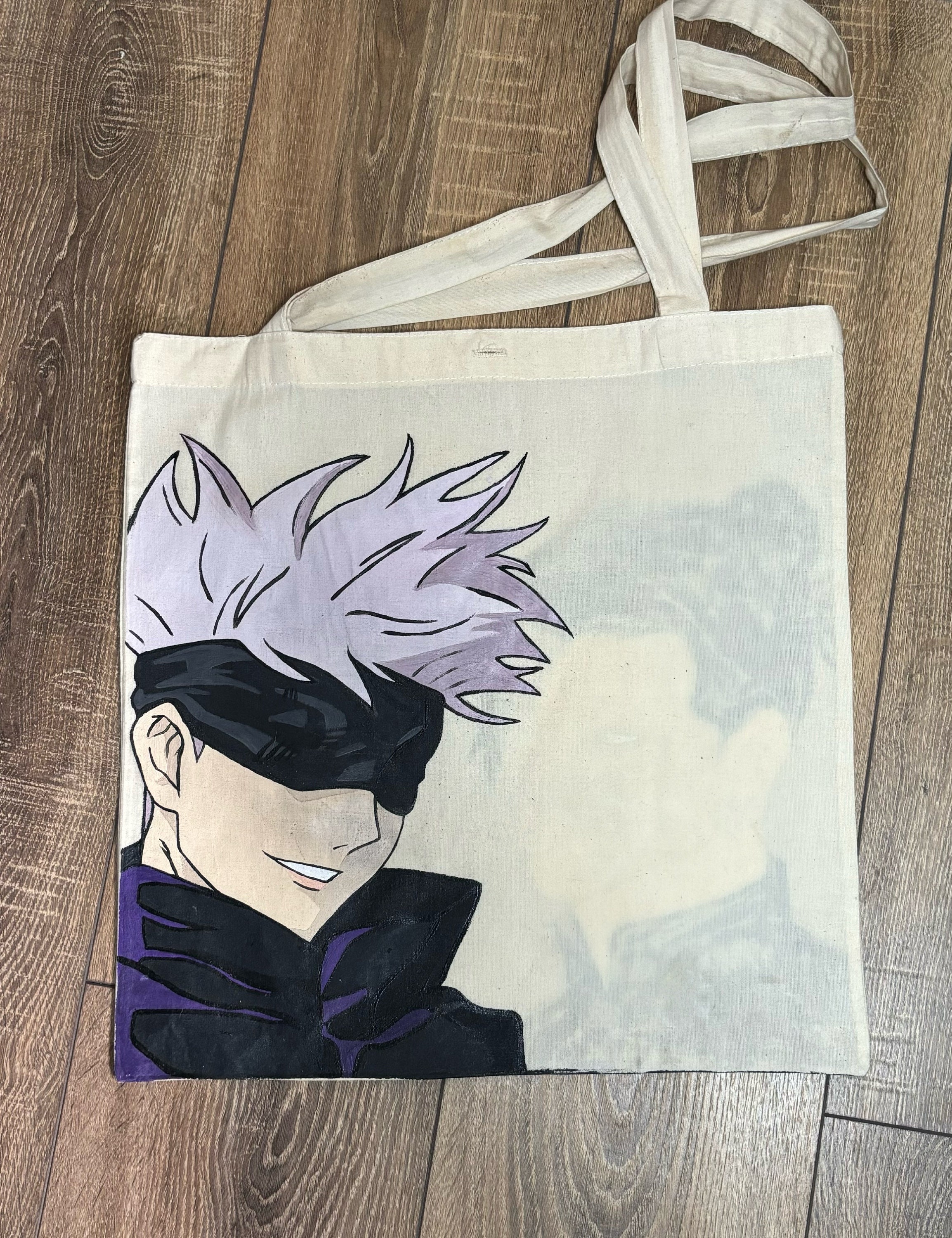 Jujutsu Kaisen Hand Painted Tote Bag Gojo & Geto - Etsy