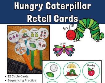 The Very Hungry Caterpillar Yoga & Movement Pose Cards - Etsy