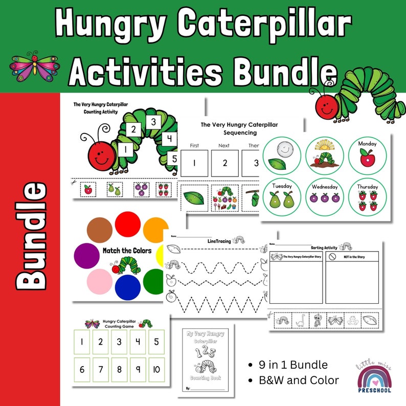 Hungry Caterpillar BUNDLE - Etsy