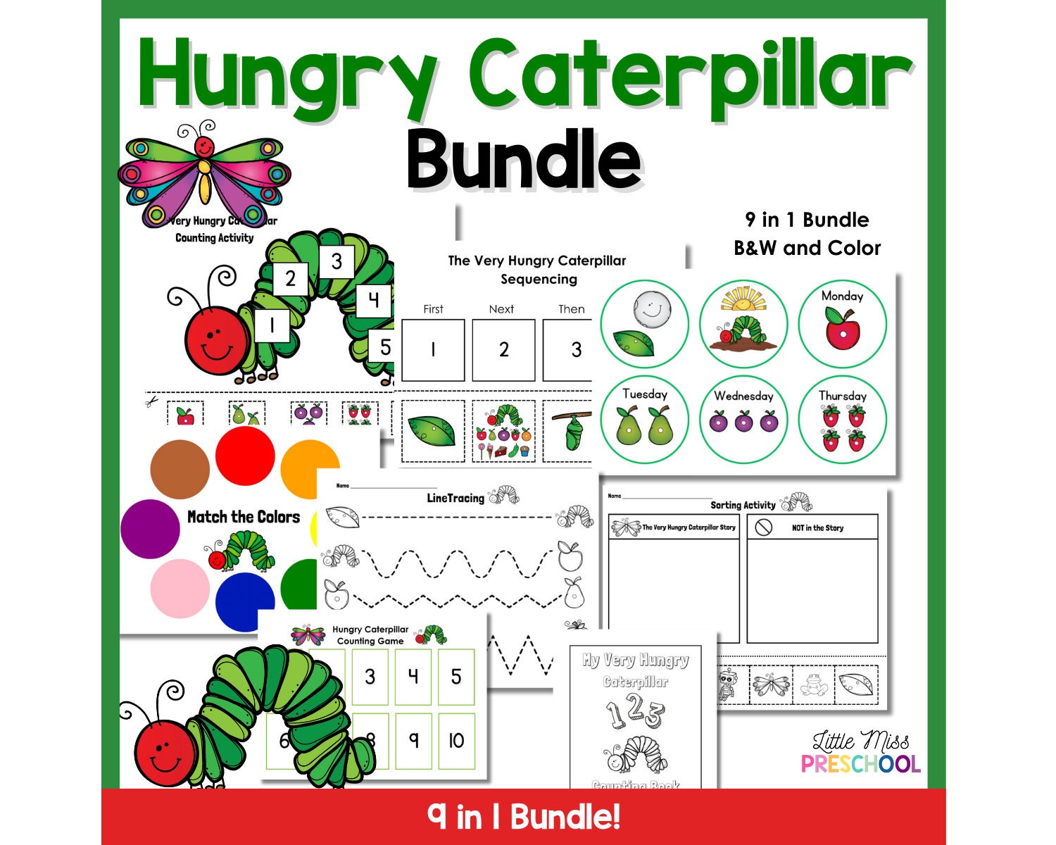 Hungry Caterpillar BUNDLE - Etsy