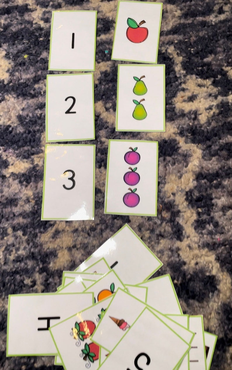 The Very Hungry Caterpillar Counting Game - Etsy
