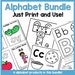 Alphabet Pages BUNDLE - Just Print and Use (pre-k, Preschool, Kinder ...