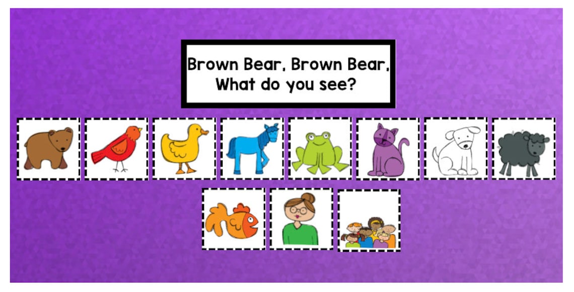 Brown Bear Book Companion Sequencing Activity | Story Retell Craft ...