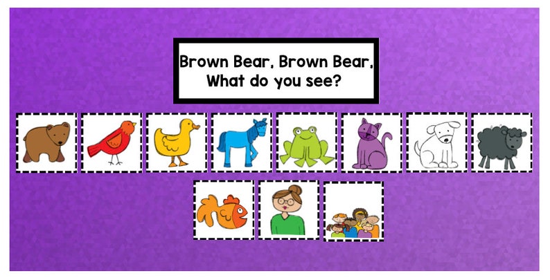 Sequencing Activities Worksheet - Brown Bear (preschool, Pre-k, Kinder ...