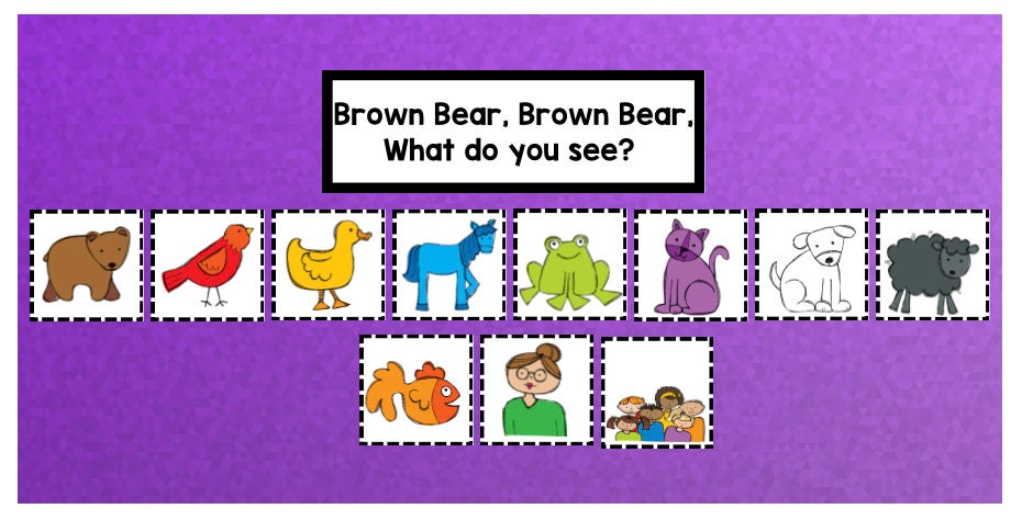 Brown Bear Book Companion Sequencing Activity | Story Retell Craft ...