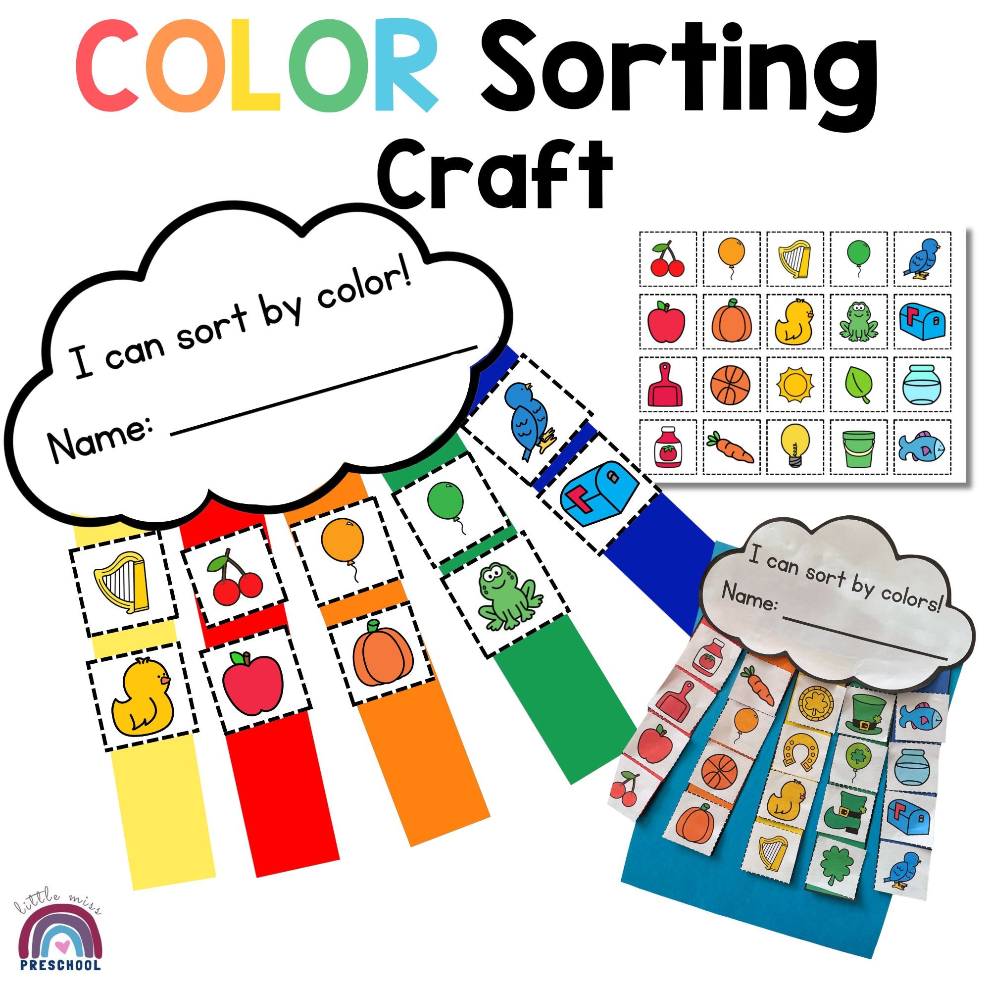 Color Activity and Center BUNDLE 7 in 1 preschool, Pre-k, Kinder - Etsy