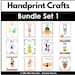 Holiday Handprint Crafts 12 Month BUNDLE - January to December | Pre-k ...