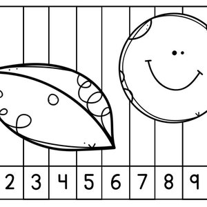 The Very Hungry Caterpillar Number Puzzles - Etsy