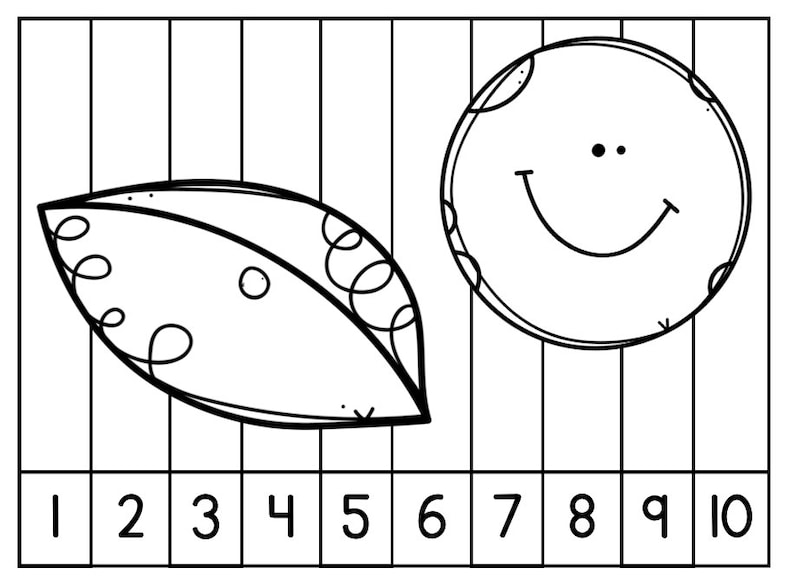 The Very Hungry Caterpillar Number Puzzles - Etsy