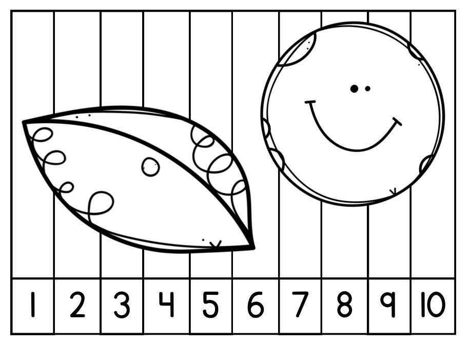 The Very Hungry Caterpillar Number Puzzles - Etsy