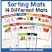 Sorting Mats by Category With Real Images (speach Therapy, Sped, Pre-k ...