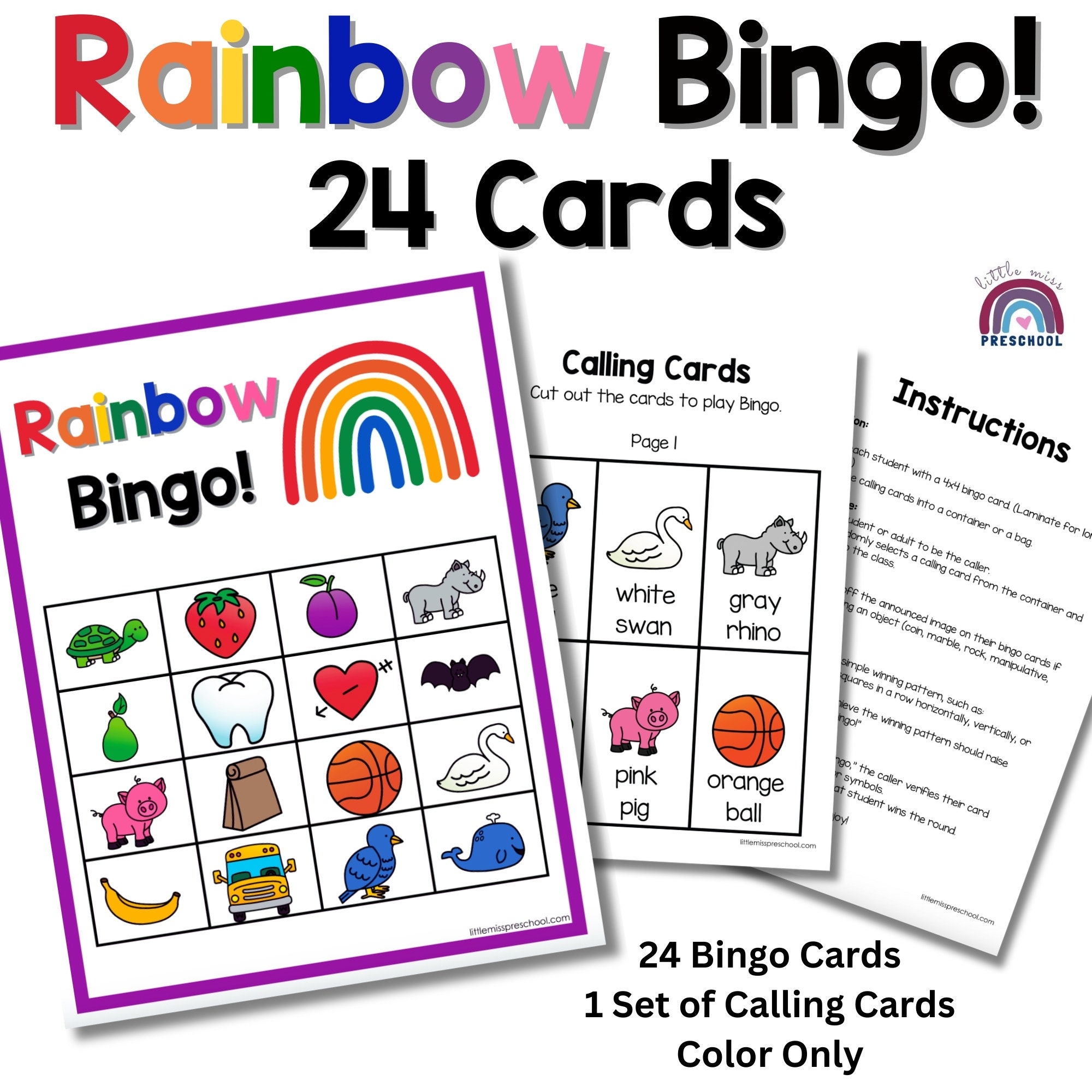 Color Activity and Center BUNDLE 7 in 1 preschool, Pre-k, Kinder - Etsy