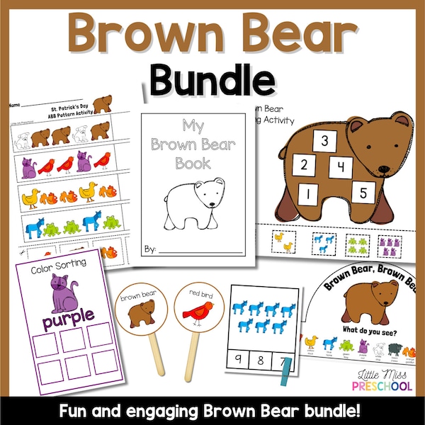 Brown Bear - Etsy
