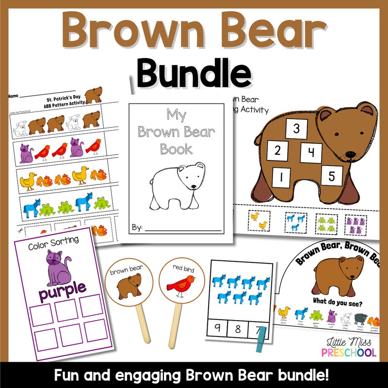 Brown Bear - Etsy