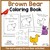 Brown Bear Hats front Cover Only - Etsy