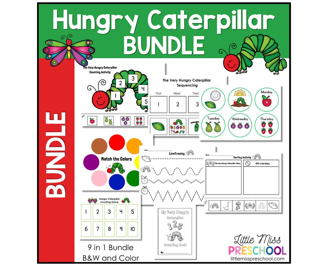 Hungry Caterpillar BUNDLE - Etsy