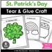 St. Patrick's Day Tear and Glue Crafts | Preschool, Pre-k, & Kinder - Etsy