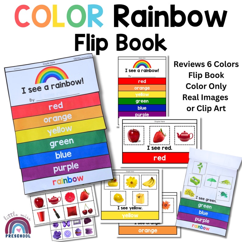 Color Activity and Center BUNDLE - 7 in 1 (preschool, Pre-k, Kinder) - Etsy