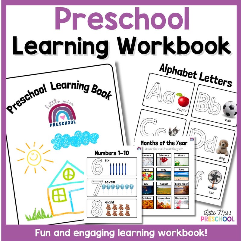 Preschool Learning Binder - Etsy