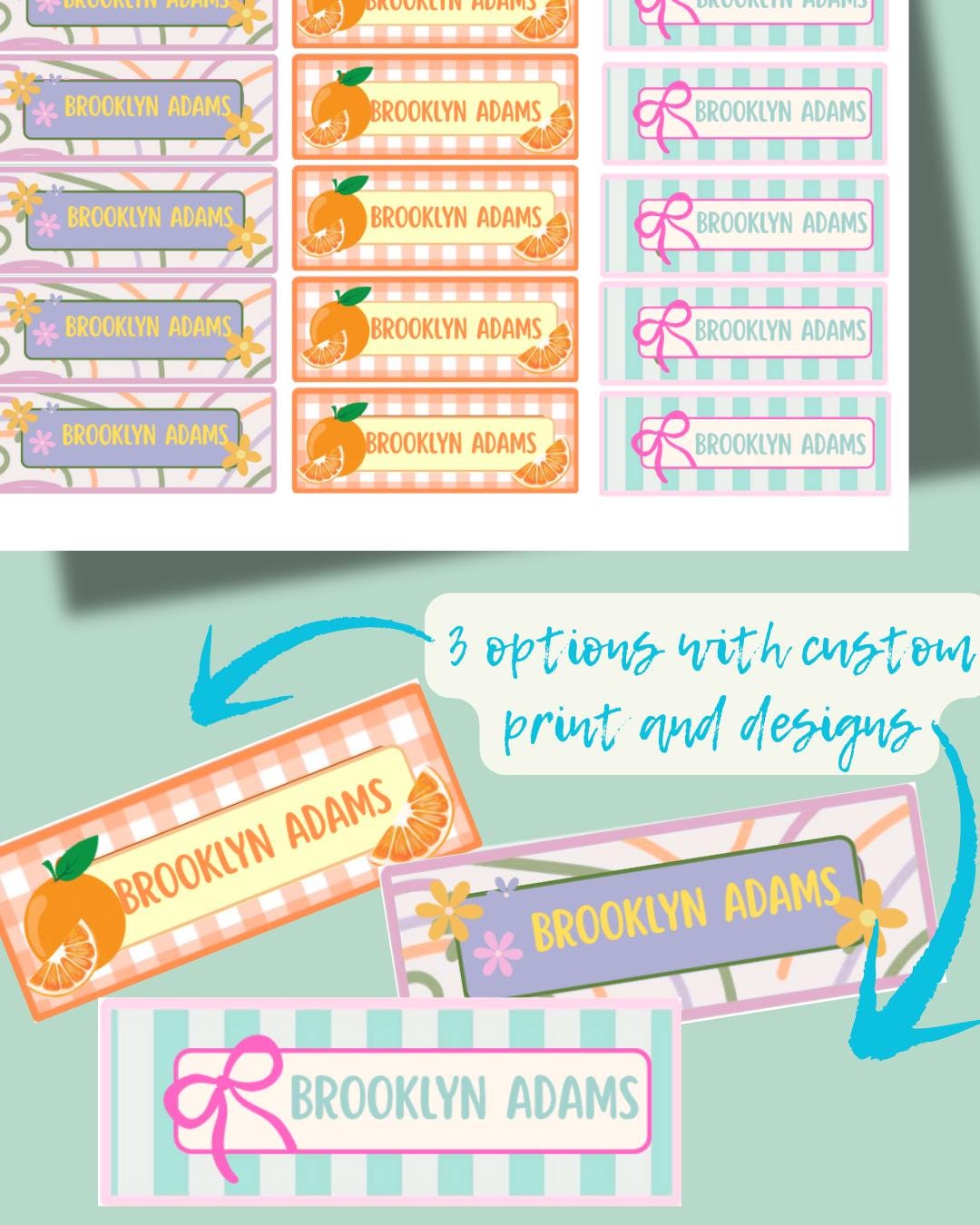 Printable School Name Labels | Waterproof Labels | Avery Template ...