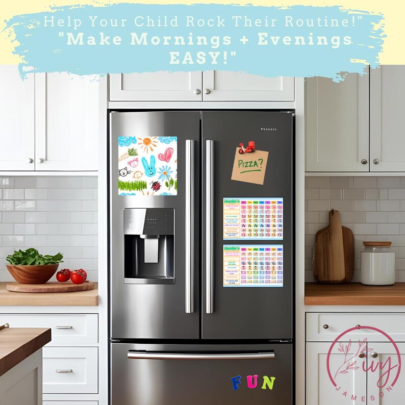 Printable Routine Chart Bundle for Kids | Morning, Evening & Behavior ...