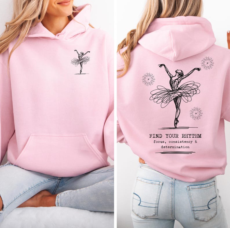Custom Ballet Hoodie, Personalized Dancer Sweatshirt, Gift for Dancers ...