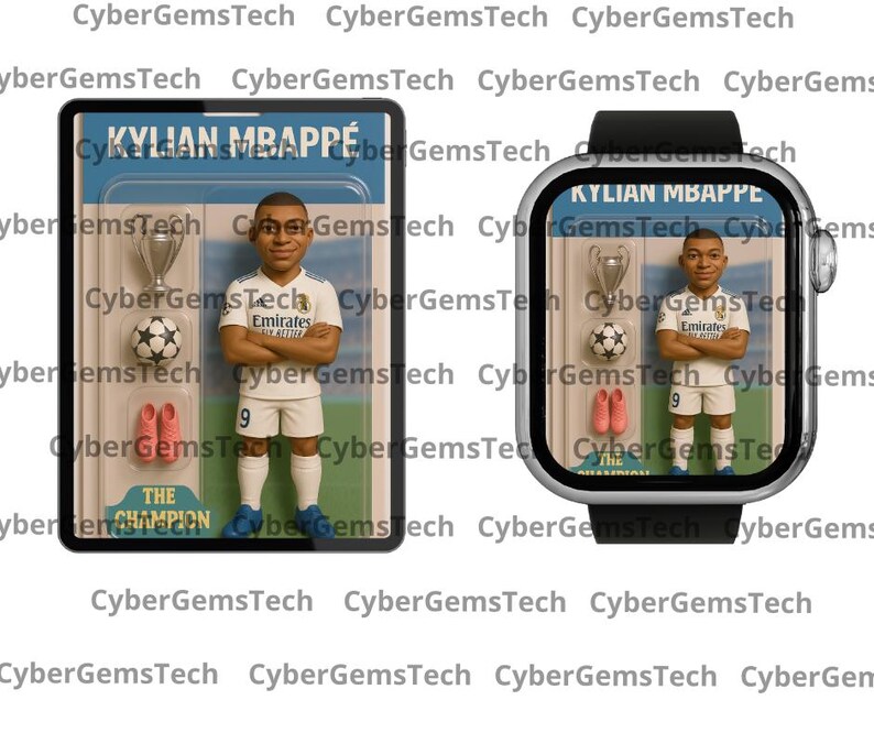 Kylian Mbappé- Action Figure - Digital File, Printable File for ...
