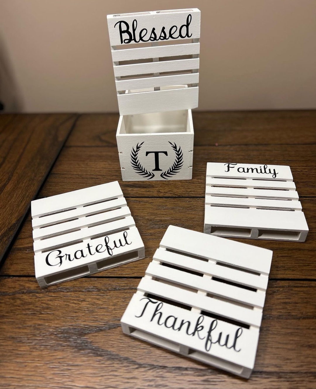 Pallet Coasters - Etsy