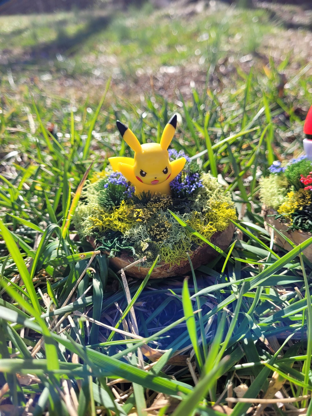 Pikachu Thunderbolt Display / Pokemon Diorama / Nerd Terrarium / Nerdy ...