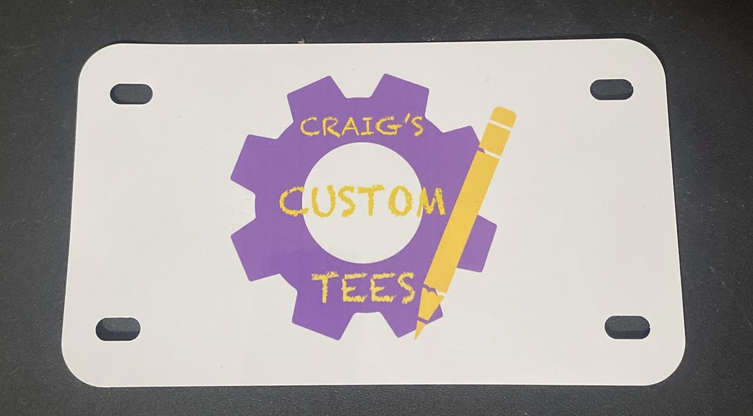Custom Made License Plate - Etsy