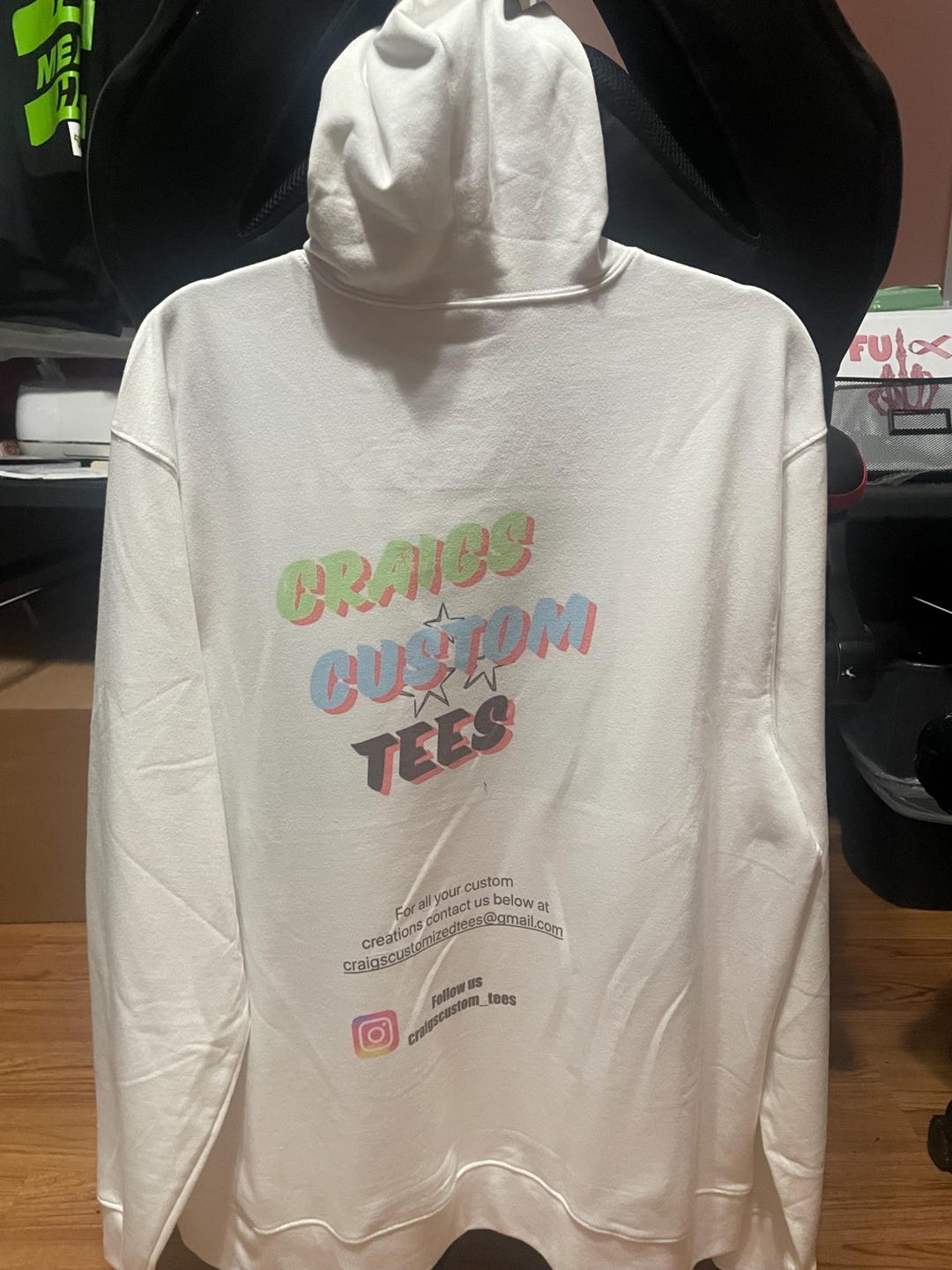 Custom Made Hoodie - Etsy