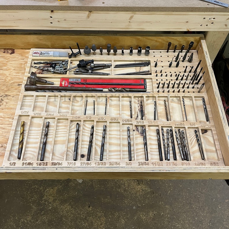 Drill and Hex Bit Organizer - Etsy