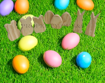 Easter Bunny Craft Bulletin Board Egg Coloring Pages Activities Cut and ...
