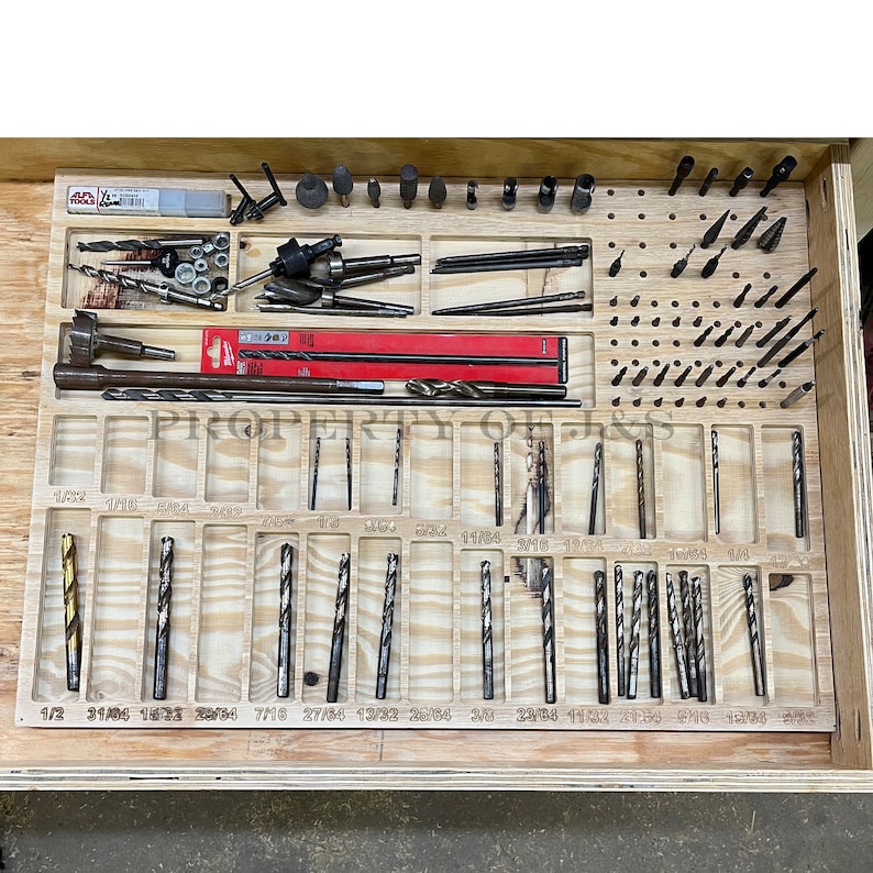 Drill and Hex Bit Organizer - Etsy