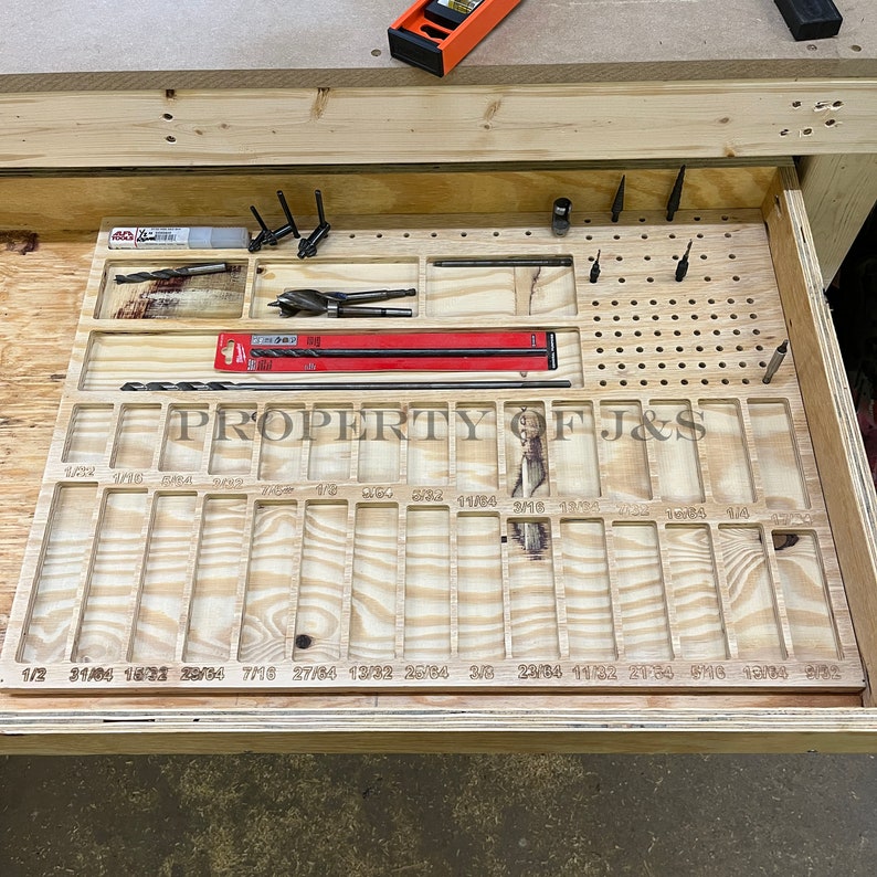 Drill and Hex Bit Organizer - Etsy
