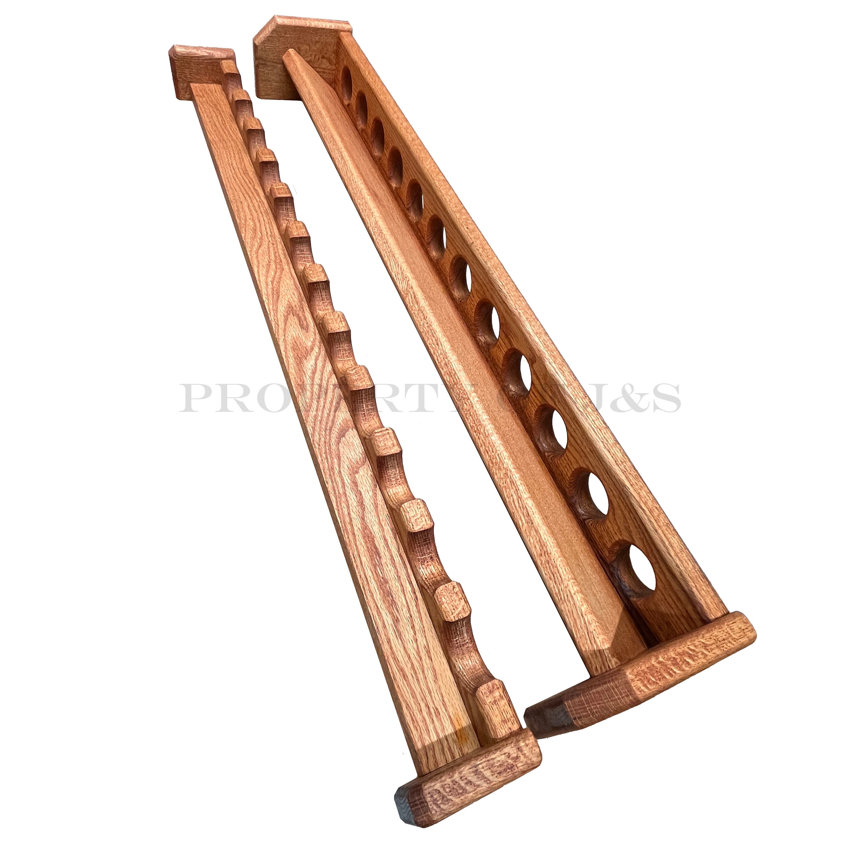 Fishing Rod Rack, Custom Sizes Colors and Hardwoods, Fishing Rod Holder ...