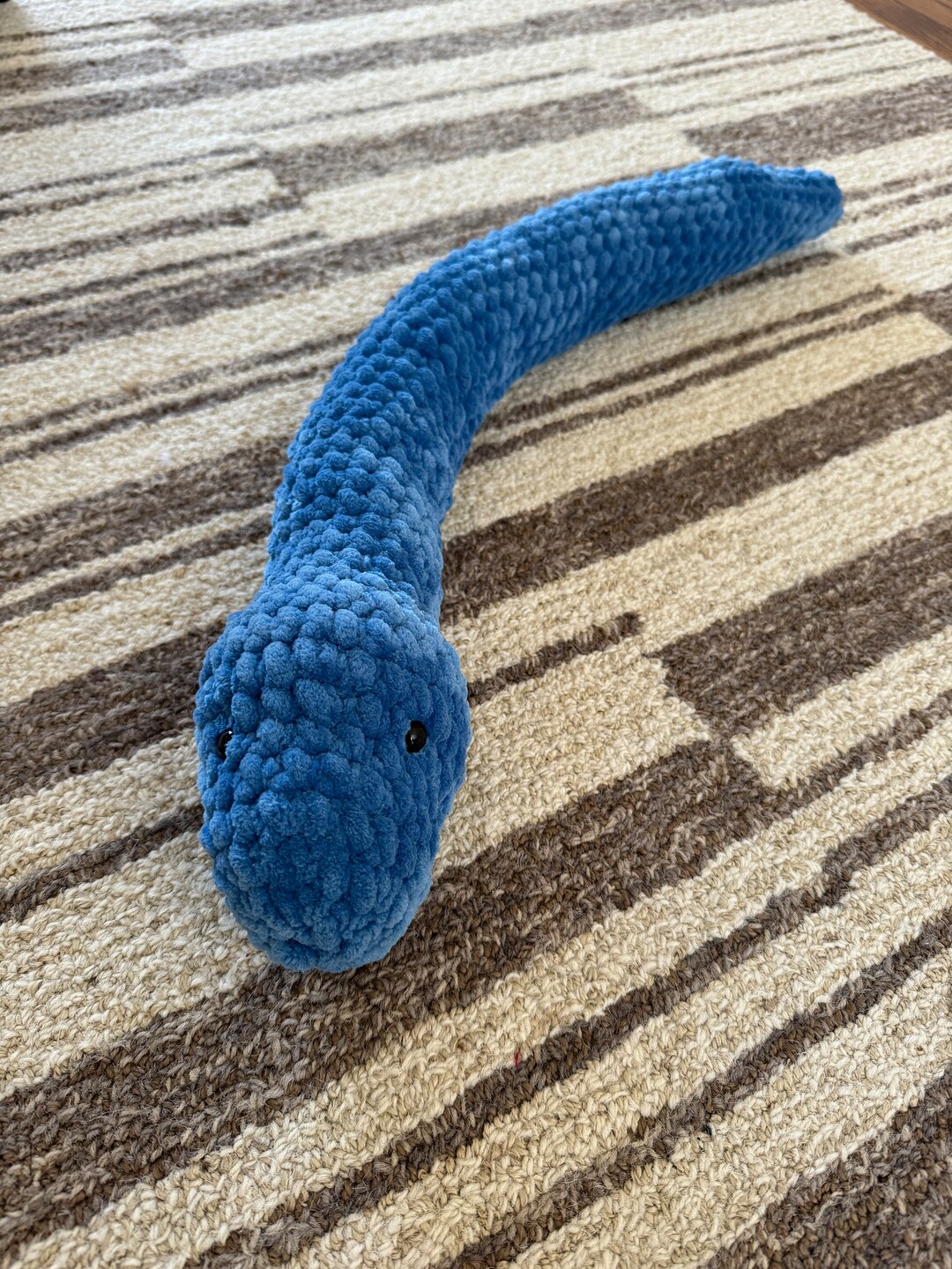 Big Blue Snake - Etsy